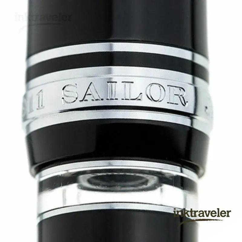 sailor 1911 realo black rt fountain pen | inktraveler