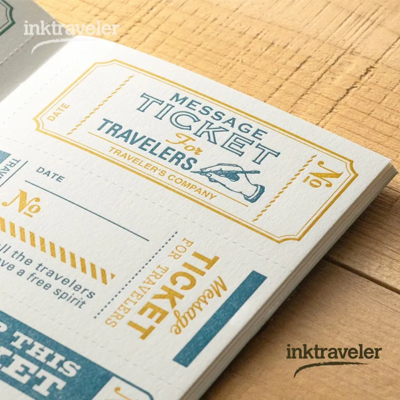 TRC Message Card passport size Traveler's Company