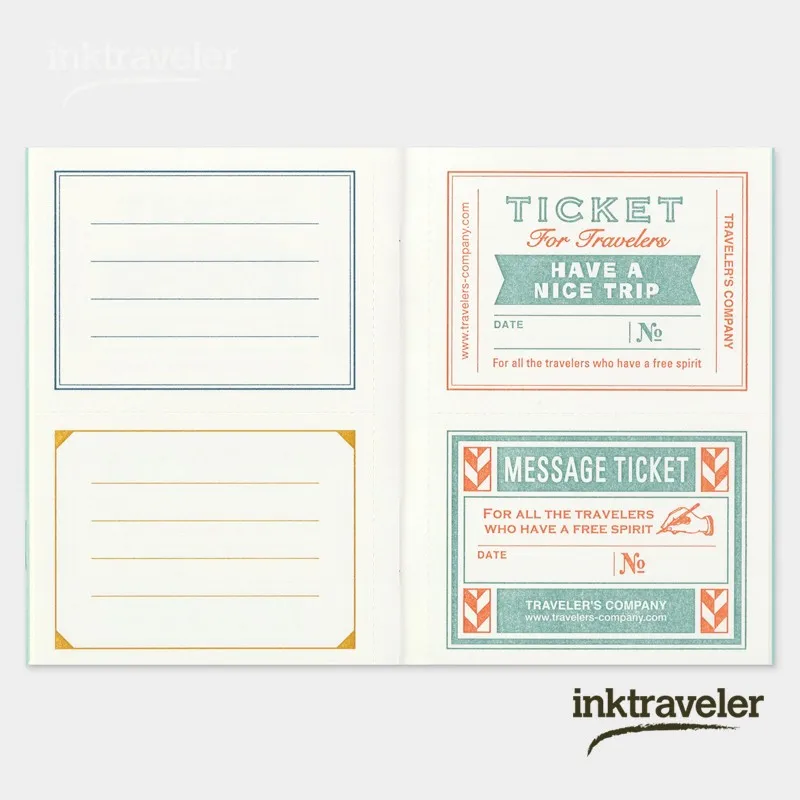 TRC Message Card passport size Traveler's Company