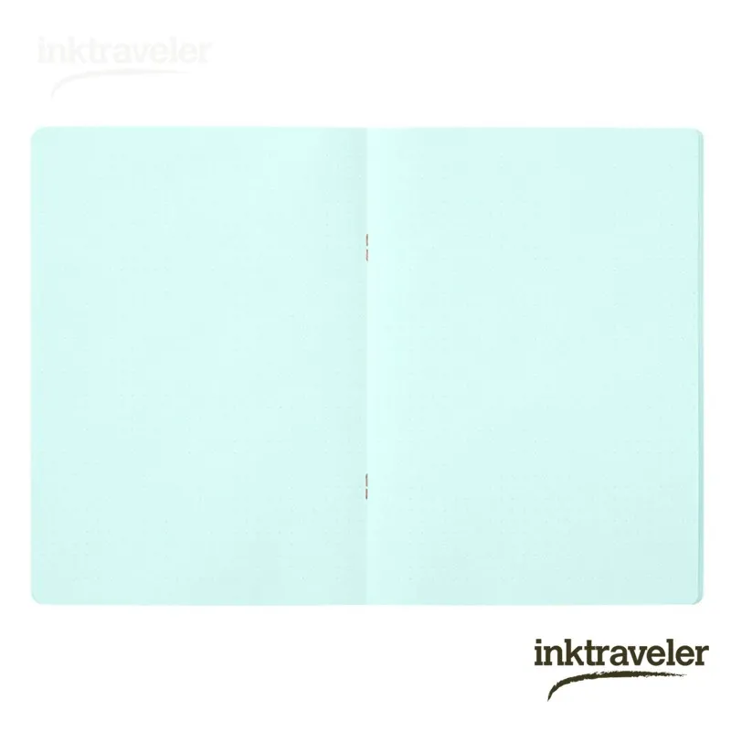 midori a5 Notebook Color Dot Grid blue