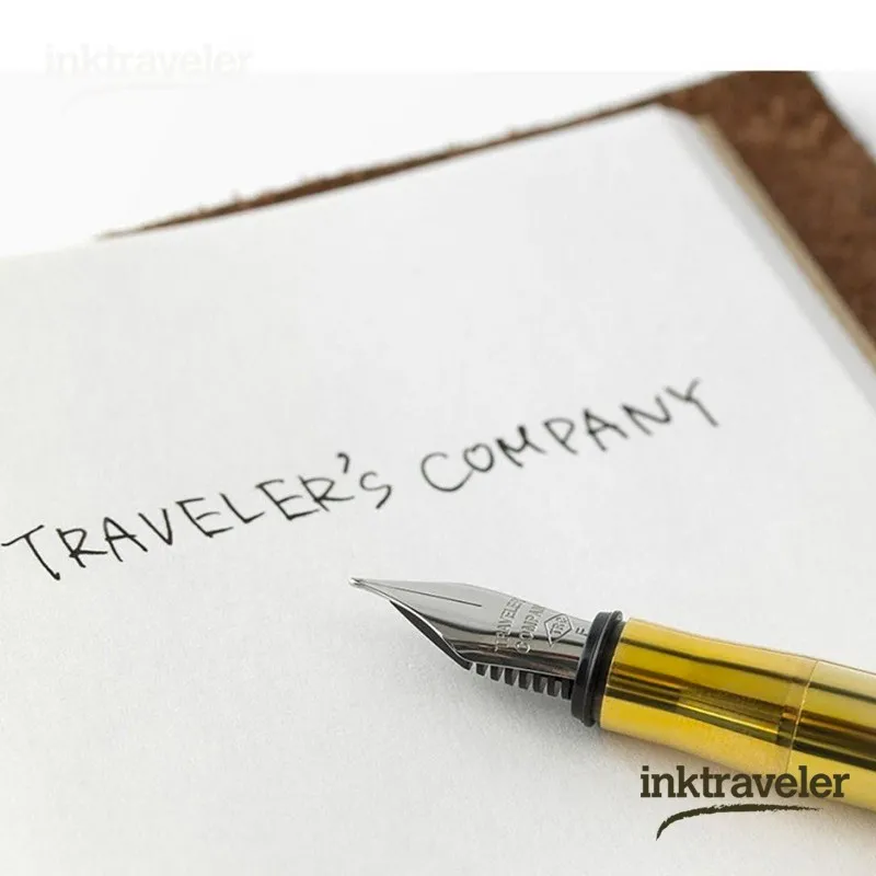 Brass Fountain Pen – TRC – Solid Brass – Inktraveler